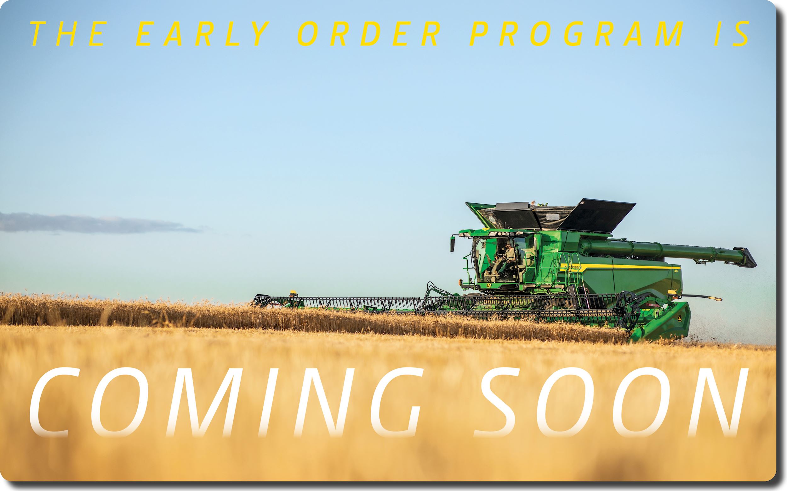 Early Order Program - Carrico Implement
